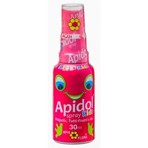 Spray Bucal Kids Apidol Própolis, Tutti-Frutti e Mel Apis Flora 30mL ...
