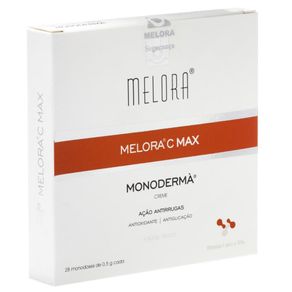 Creme Anti-Idade Melora C Max Monoderma com 28 Unidades - PedMed