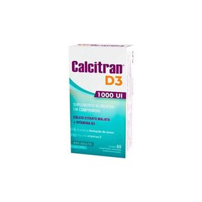 Calcitran D3 1000Ui 60 Comprimidos - PedMed