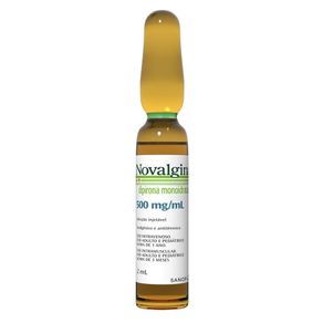 Novalgina 500mg/mL Solução Injetável com 50 ampolas de 2mL - PedMed