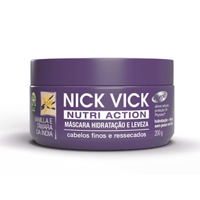 MASC NICK VICK NUTRI ACTION HIDRATACAO E LEVEZA 200G - PedMed
