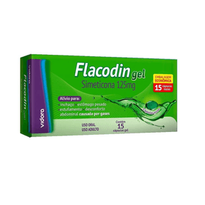 Flacodin 125mg com 15 Cápsulas Gelatinosas - PedMed