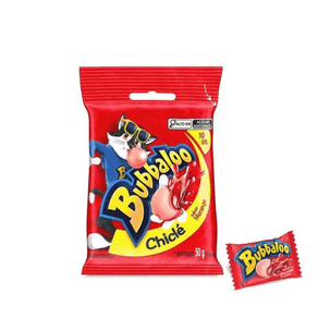 CHICLÉ BUBBALOO MORANGO 50G - PedMed