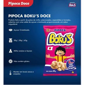 PIPOCA BOKUS CRISTALIZADA 45G - PedMed