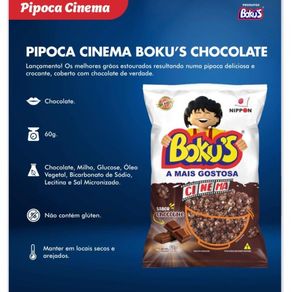 PIPOCA BOKUS CINEMA CHOCOLATE 60G - PedMed