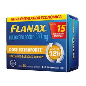 Flanax 550mg com 15 Comprimidos - PedMed